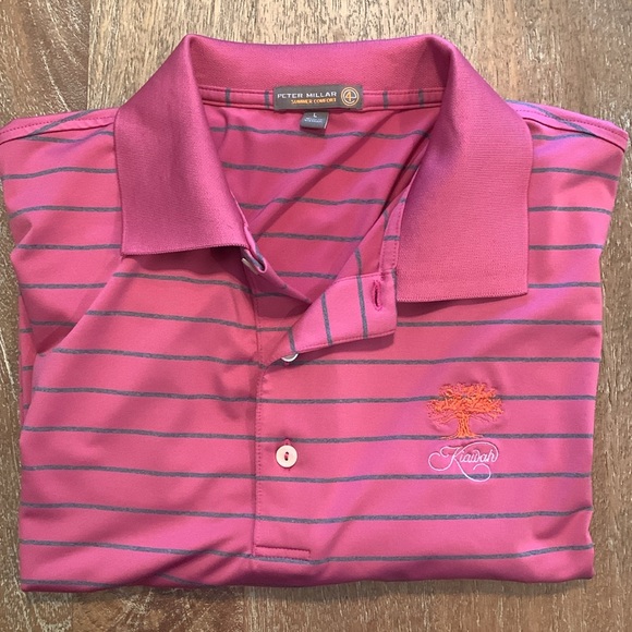 Peter Millar | Shirts | Peter Millar Large Summer Comfort Polo In Pink ...